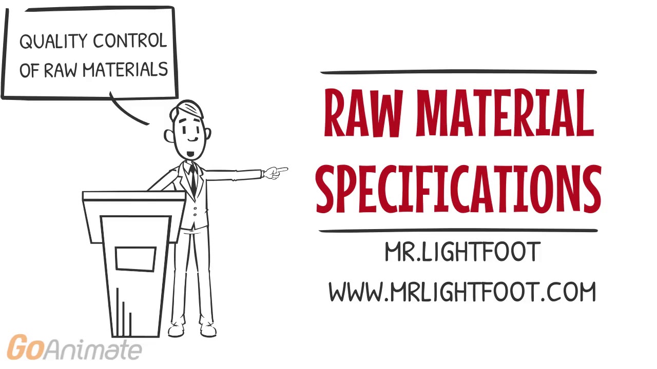 Quality Control of Raw Materials