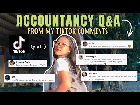 Accountancy Q & A 🌻 qualifying exams, shifting, study tips, etc. from my tiktok comments 👀 (part 1)