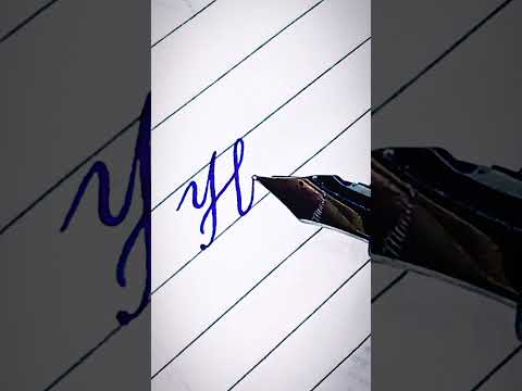 writing a name "Hina" in cursive #shorts