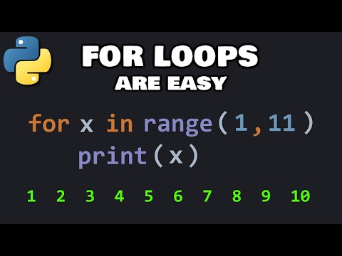For loops in Python are easy 🔁