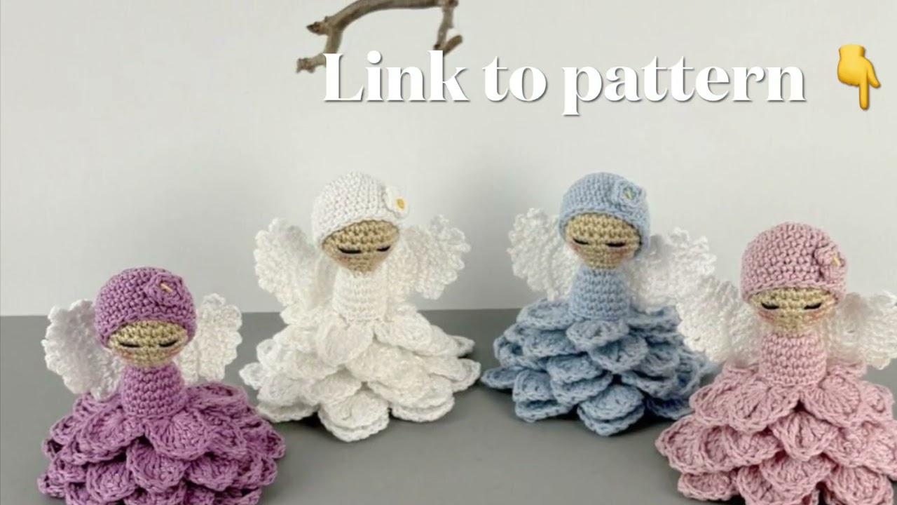 Crochet Angel Pattern, Christmas Angel, (PDF)