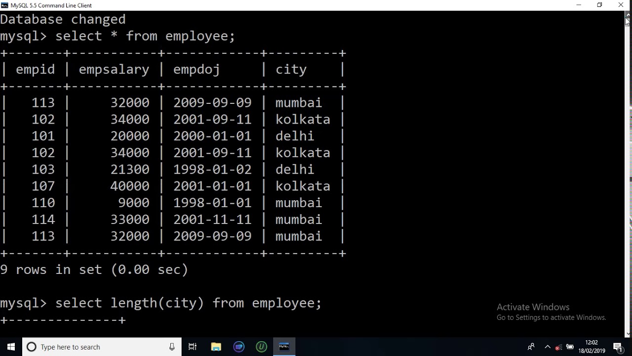 MYSQL TUTORIAL - MYSQL LENGTH FUNCTION