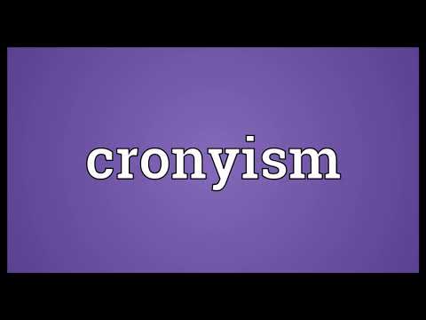 Cronyism Meaning