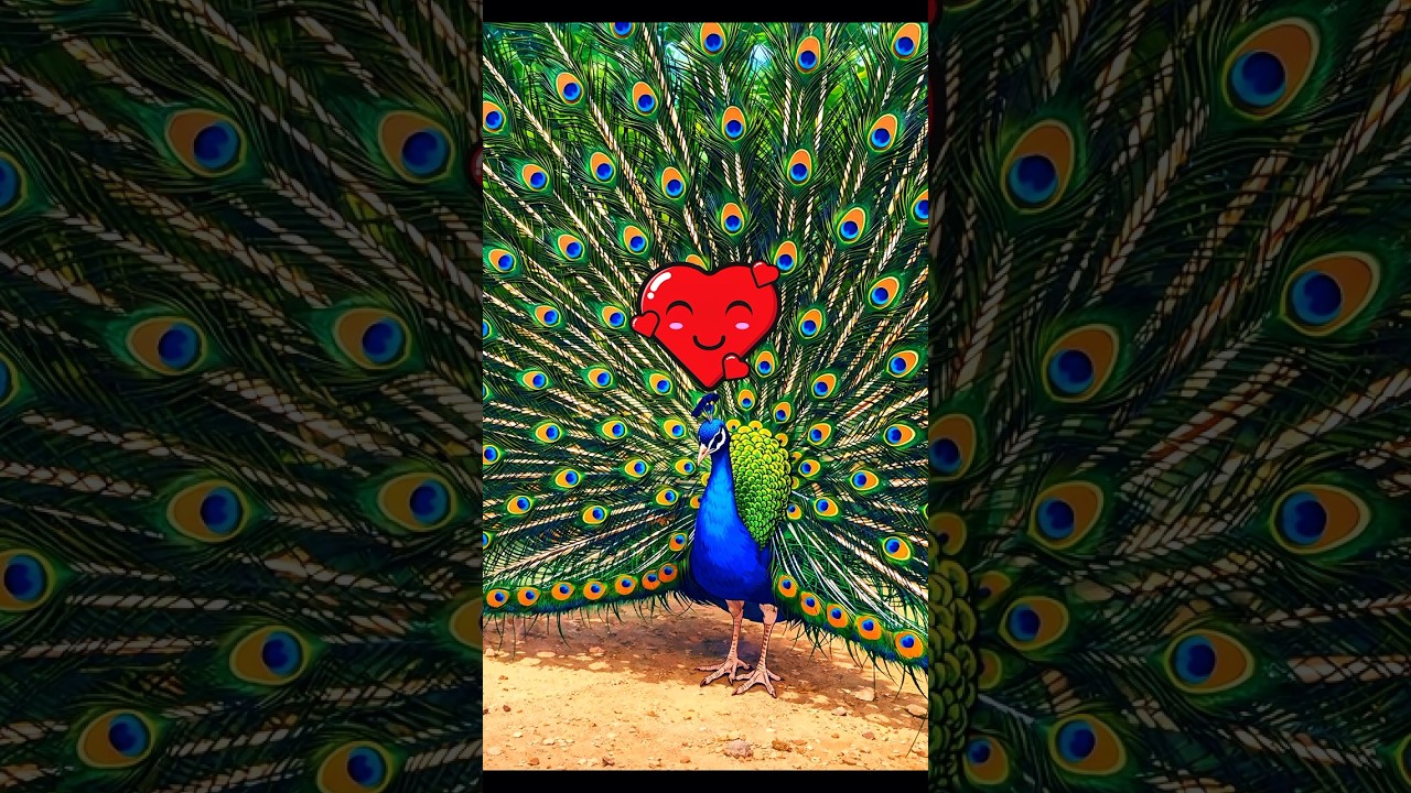 Peacock Finally Spreads Its Feathers for Her