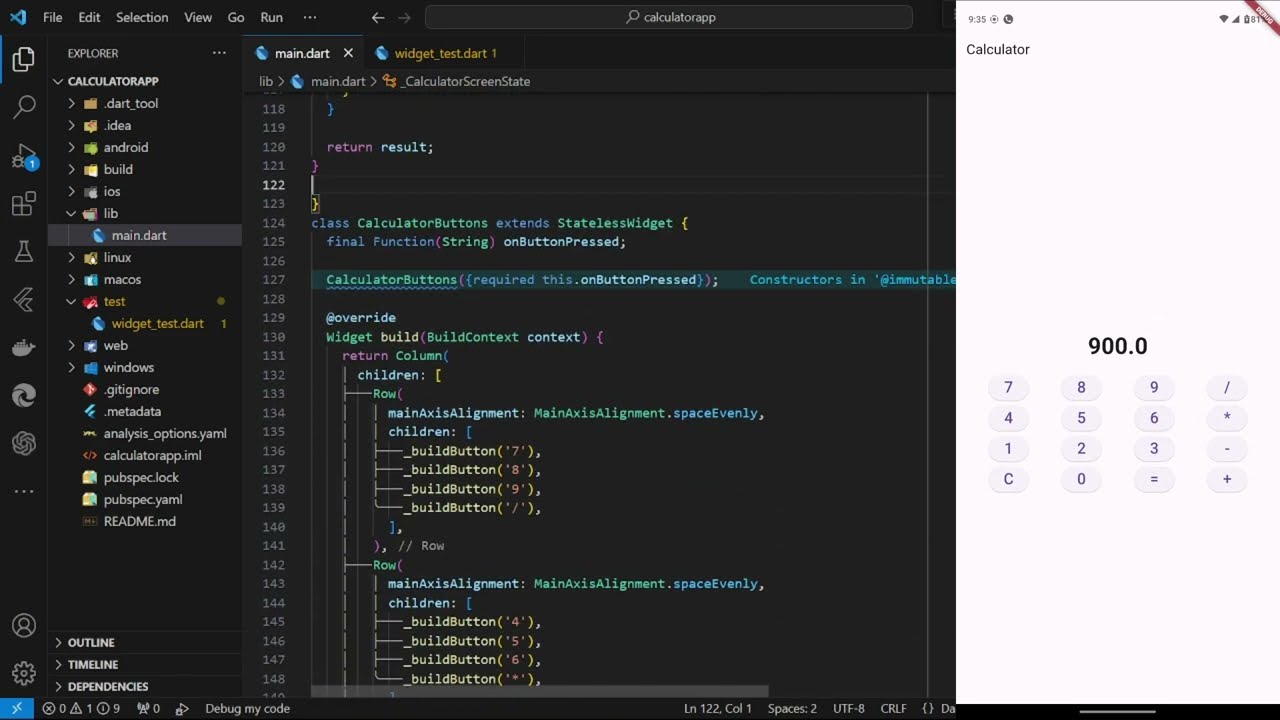 To build calculator that can perform basic arithmetic calculation | code on GitHub