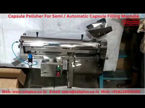 Capsule Polisher For Semi or Automatic Capsule Filling Machine