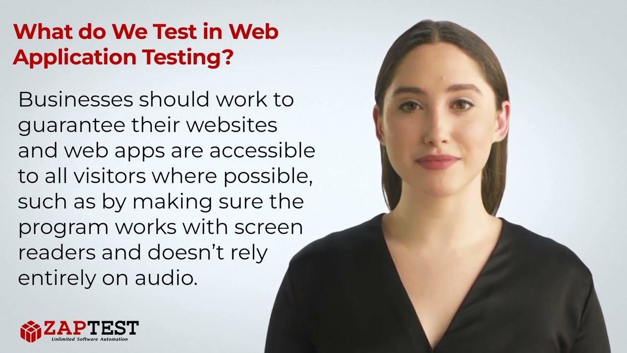 What do we test in Web Application Testing?