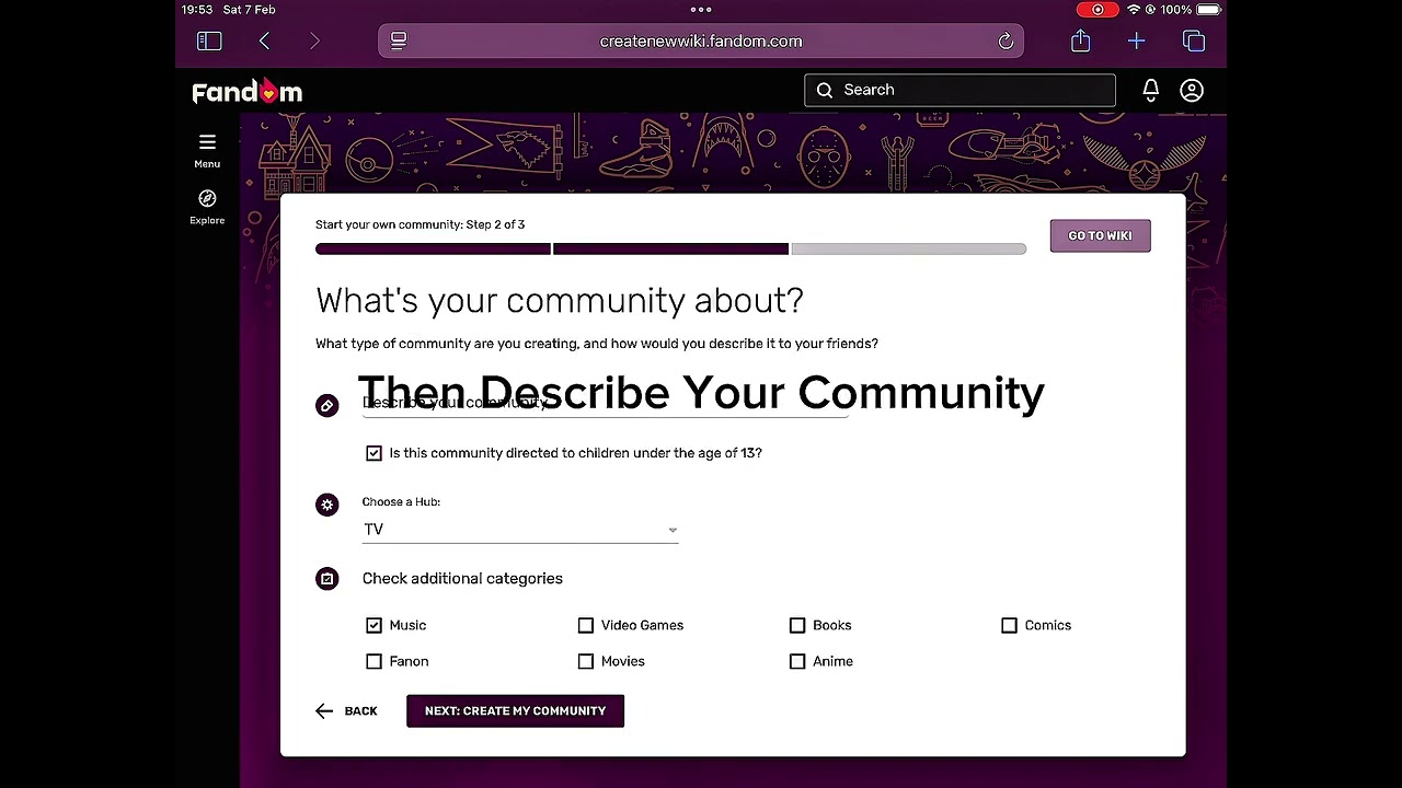 How To Create A Wiki And A Page On Fandom