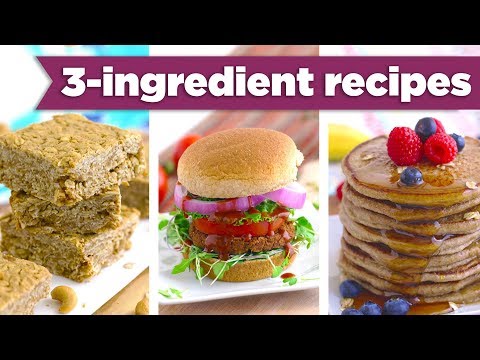CRAZY 3 Ingredient Healthy Recipes! Sweet & Savory! - Mind Over Munch