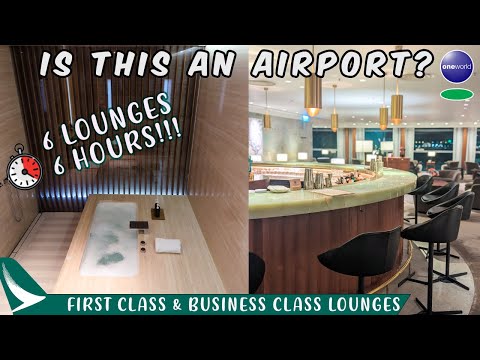 Hong Kong airport lounge crawl | Best lounge at Hong Kong airport