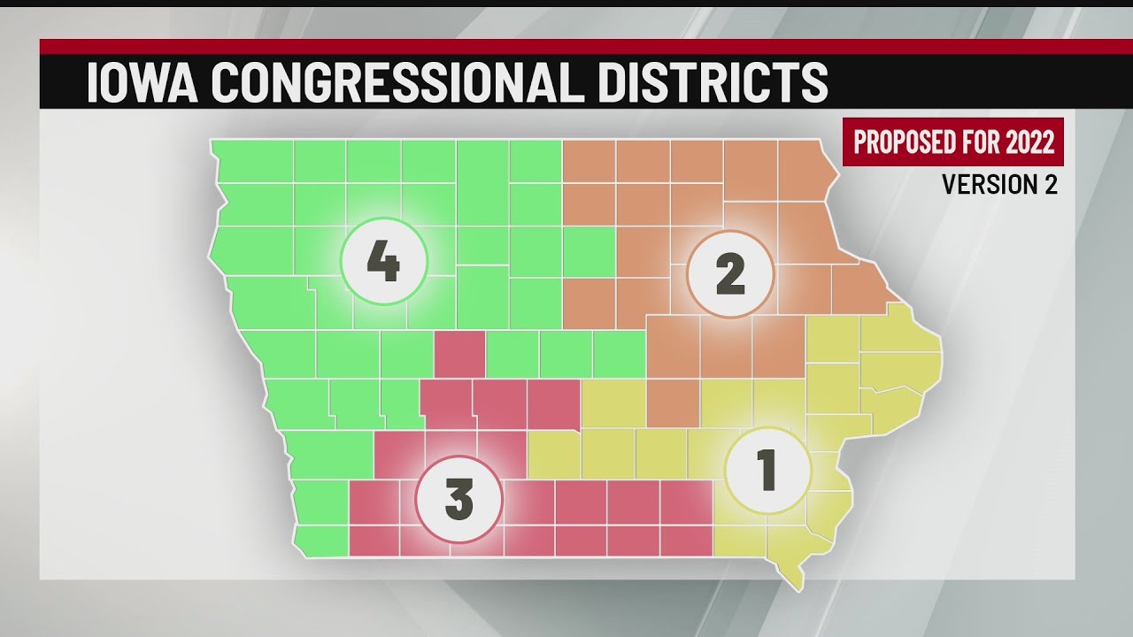 Take 2: Second version of proposed Iowa redistricting maps released