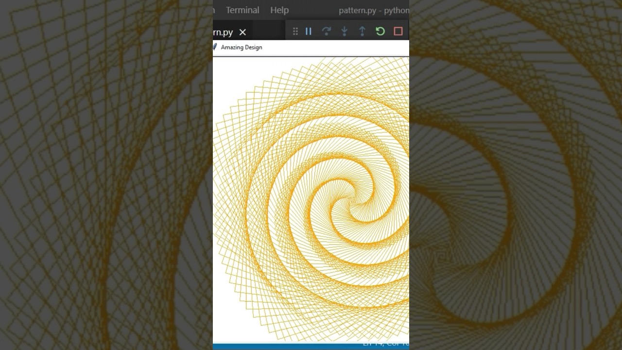 Can you really draw this in python😲 #shorts #python #viral #viralvideo  #viralshorts #ytshorts