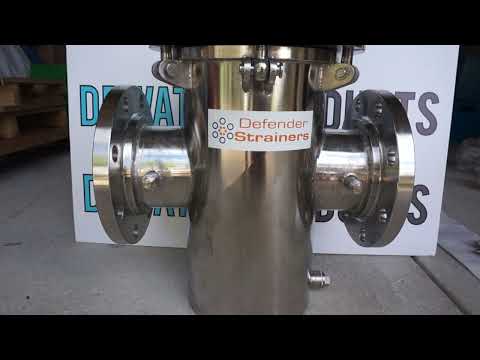 DN125 (5") Simplex Basket Strainer in full 316 stainless steel, flanged ANSI 150LB in Australia