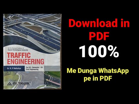 How To Download Gtu Traffic Engineering book In PDF