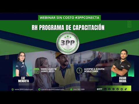 Webinar RH Programa de Capacitación: Formación Estratégica para el Talento del Futuro | #3PPCONECTA