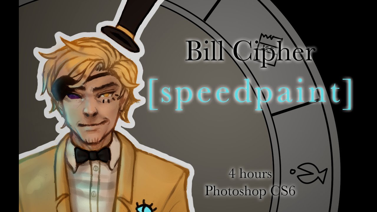Bill Cipher - Speedpaint [Gravity Falls]