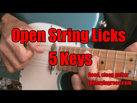 Open String Riffs – 5 Keys – John LaGreca Guitar Teacher