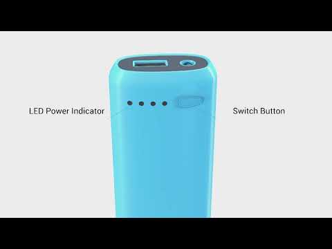 Letscom 5200mAh Power Bank 4pack wCables and Wall Chargers