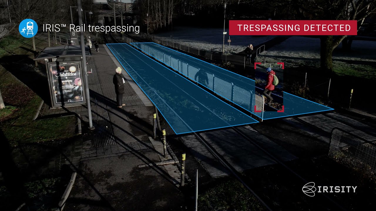 Irisity IRIS™ – Rail trespassing