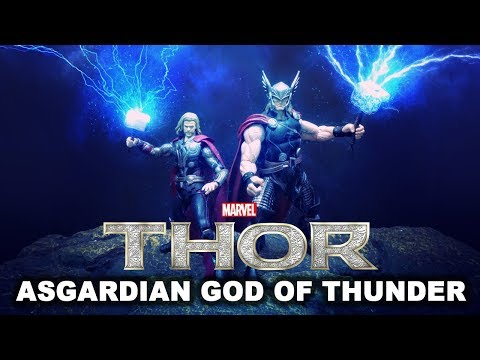 Photoshop Speed Art - Thor: Asgardian God Of Thunder Toy Photography