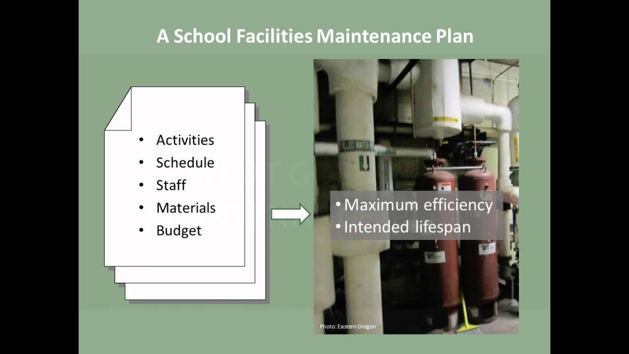 The Maintenance Plan