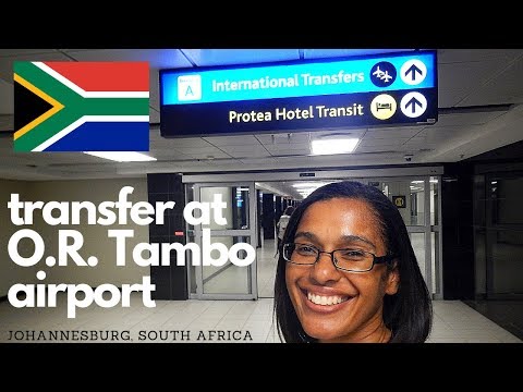 How to transfer international flights | Johannesburg airport, South Africa