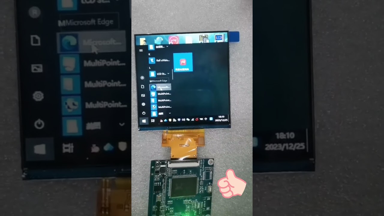 4 inch Square TFT LCD- Smart Home Control Panel Optimal #squarelcd #touchdisplay #hdmidisplay