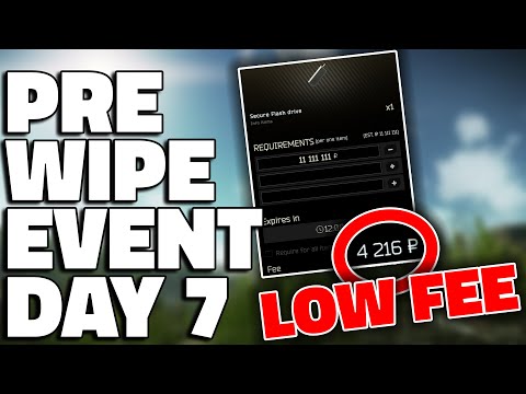 PRE-WIPE EVENT Day 7 (Flea Market Update) - Tarkov Announcement - Escape From Tarkov