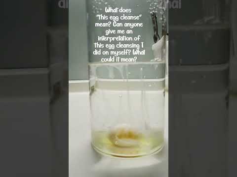 egg cleanse. #scary #egg #negativevibe #