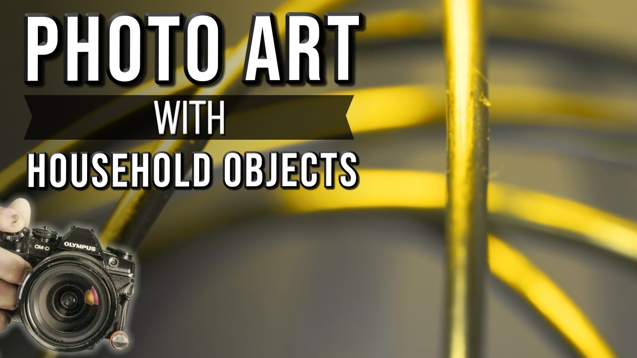 EASY abstract photography at home using everyday objects.