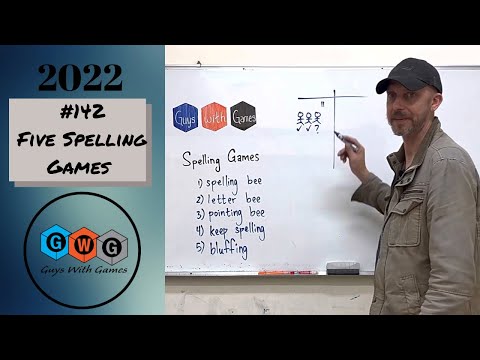 ESL Games (GWG) #142 Five Spelling Games