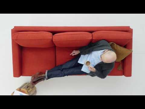 Sit & Fit: Leon Wood Frame Sofa
