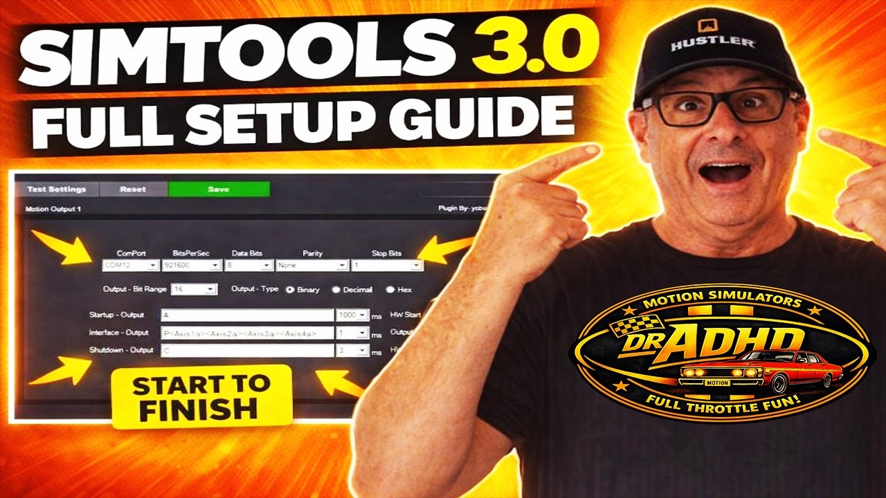 SimTools 3.0 Full Setup Guide Registration, Plugins, Axis Assignments & Motor Testing