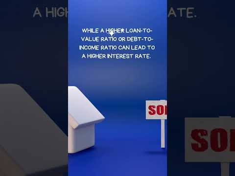 Factors that affect your mortgage interest rate