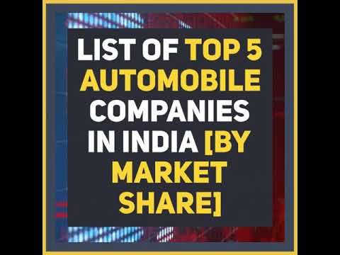 LIST OF TOP 5 #AUTOMOBILE COMPANY IN #INDIA AND THEIR #FOUNDER