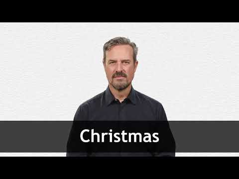 How to pronounce CHRISTMAS in American English