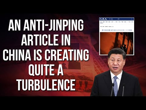 An anti-Jinping article goes viral in China, and the CCP can’t do anything about it
