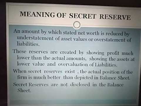 Secret Reserve