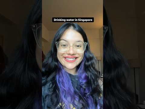 Drinking water in Singapore be like 🙈