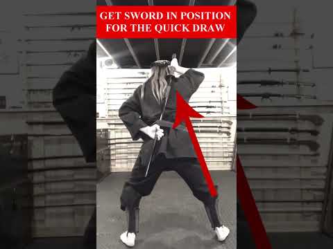 NINJA WEAPONS TRAINING 🥷🏻 How To FIGHT with NINJATO: Secret Ninjutsu Sword Technique #Shorts