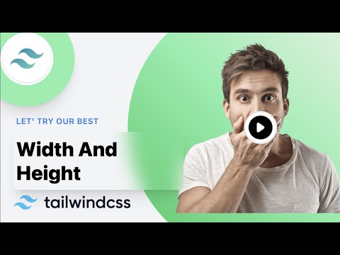 Width and Height Tailwind CSS || Utility Class Part-05