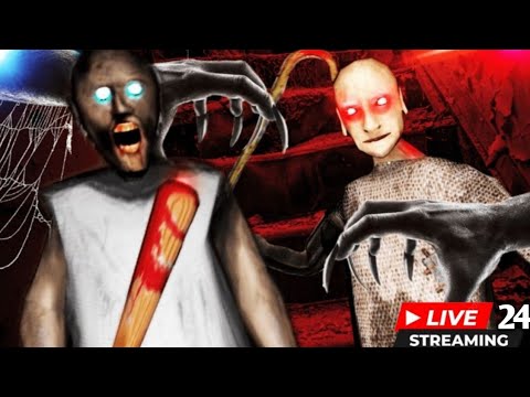 Granny Live Gameplay II Granny House 4 II Levle 24 #gaming #challenge #granny #ghost #games #horror
