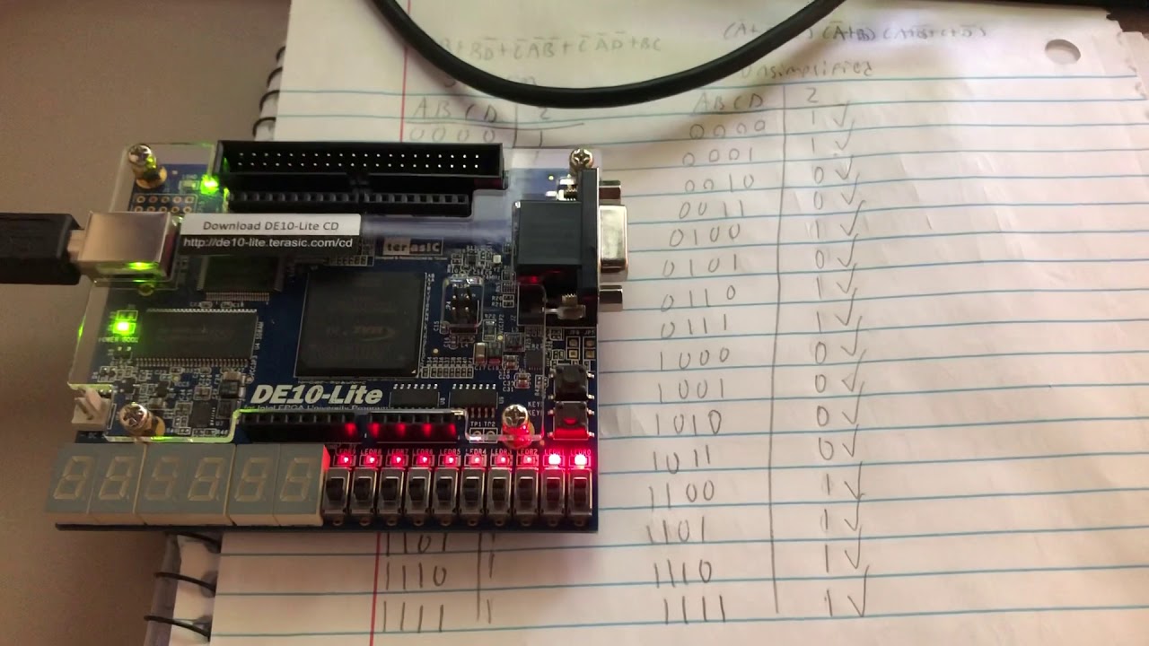 Digital Logic Lab 6 Part 1 Demonstration