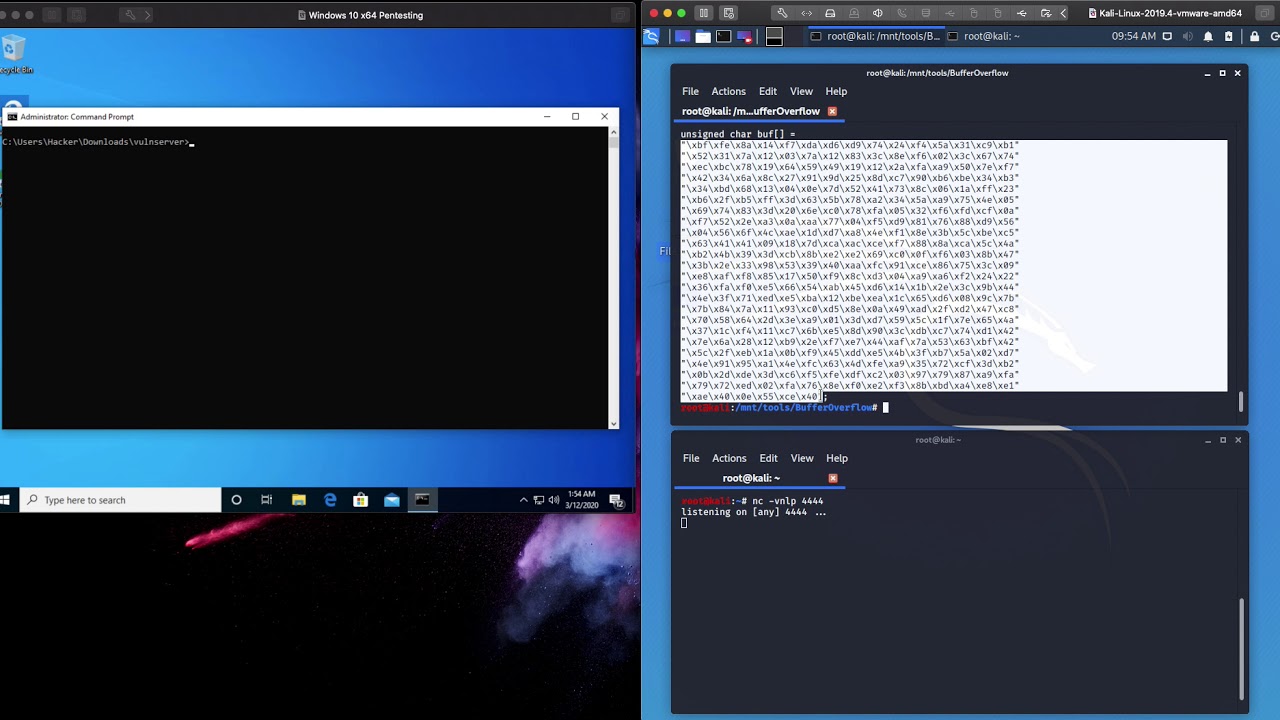 Step6 Simple Buffer Overflow - Create ShellCode