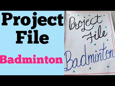 badminton project file/physical education project file/badminton project file/project file class12th