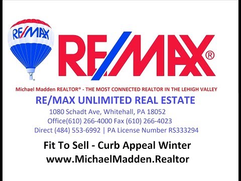 RE/MAX - Fit To Sell - Curb Appeal Winter - www.MichaelMadden.Realtor
