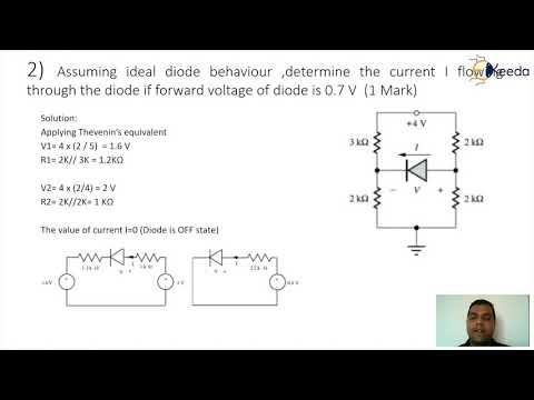 Solving Diode Numericals: 1 - Concept of Diode - GATE Analog Electronic Circuits Explained Video ...