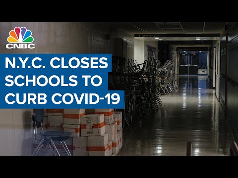 New York City closes schools for in-person learning to curb the coronavirus outbreak