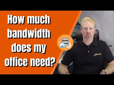 How much bandwidth does my office need?