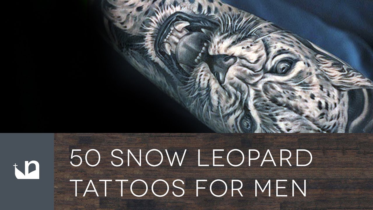 50 Snow Leopard Tattoos For Men